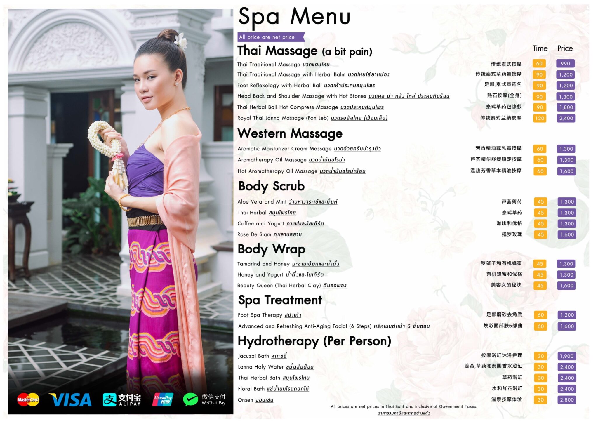 Zira Spa & Massage Chiang Mai The Secret of Royal Lanna Spa